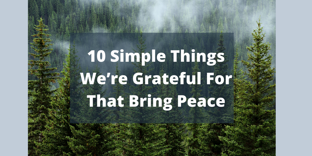 10 Simple Things We're Grateful for That Bring Peace – SUAVS